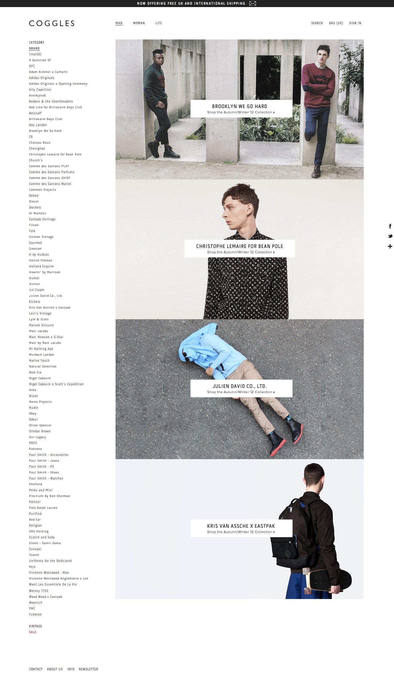 More of lifestyle than a shop - Coggles - CLOTHES MAKE THE MAN